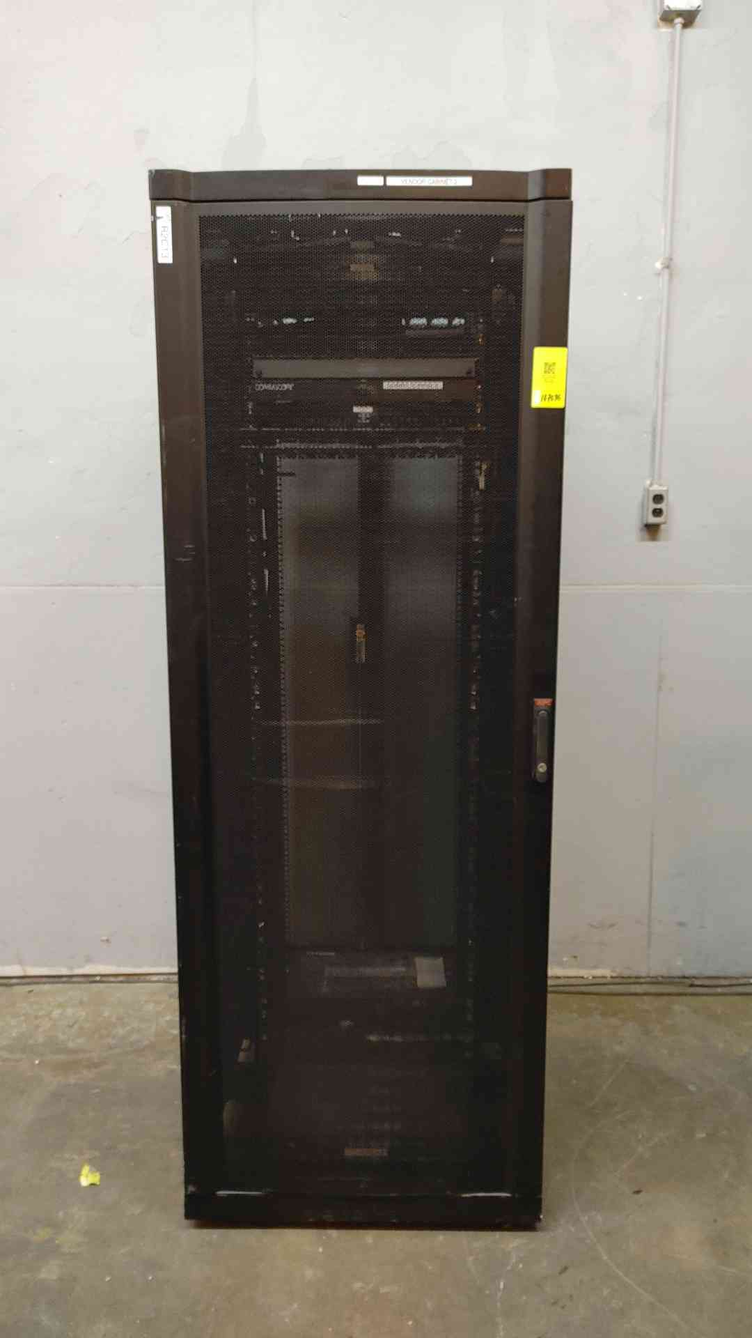 42U APC Fully Enclosed Rolling Server Rack AR2313BLK Extra Wide Type ...