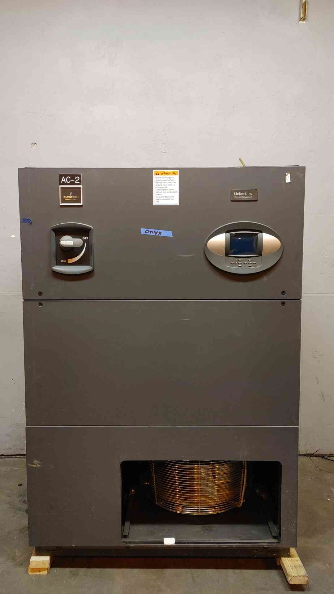 10 Ton Liebert Vertiv CRAC Unit 460V 3PH CW041 AC '15 Chilled Water ...