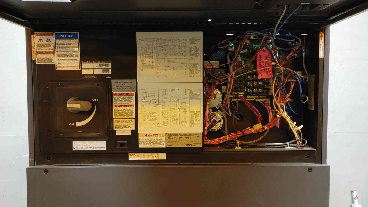 10 Ton Liebert Vertiv CRAC Unit 460V 3PH CW041 AC '15 Chilled Water ...