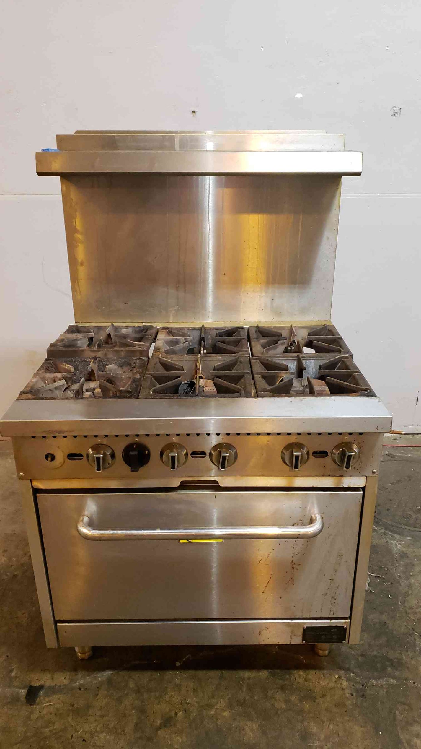 QUALITE Stainless Steel Gas Range Oven GR-36/NG Stove(100457) – Quantum ...
