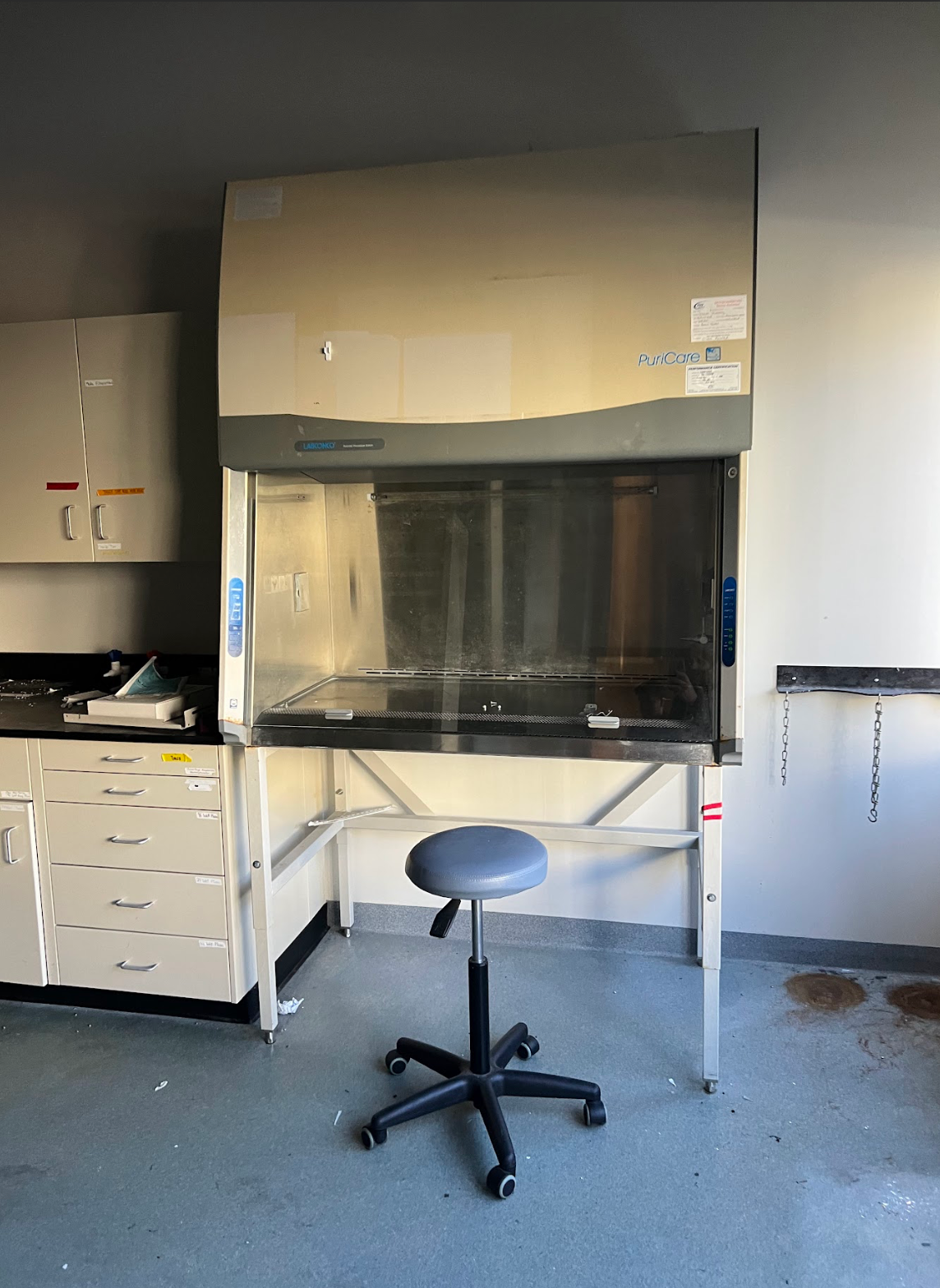 4' Labconco Puricare Procedure Station A1 BSC Biosafety 115VAC 1PH ...